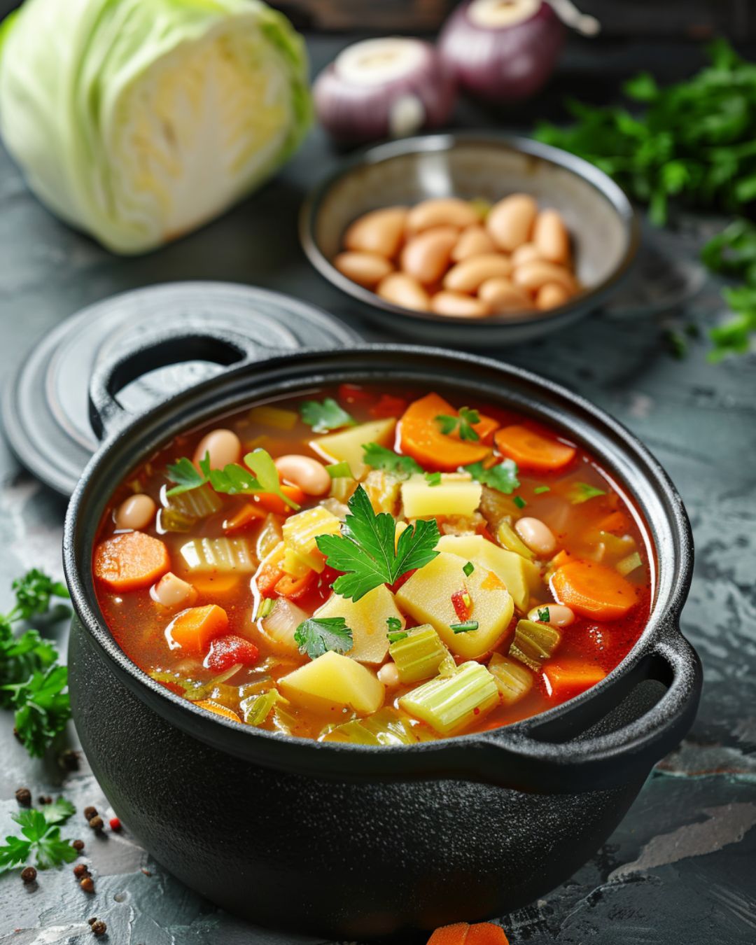 Easy and Healthy Cabbage Soup - Easy Bites Daily