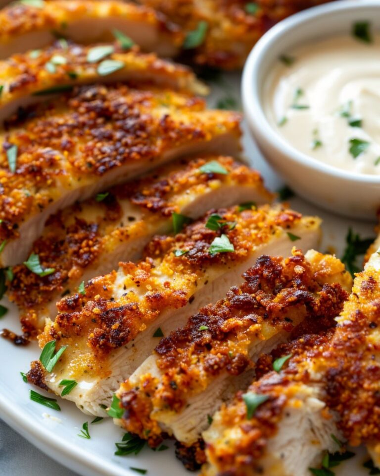 Easy and Juicy Parmesan Crusted Chicken - Easy Bites Daily